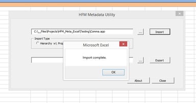 HFM Metadata Utility: Edit .App File in Excel 11.1.2.2 & Later Version