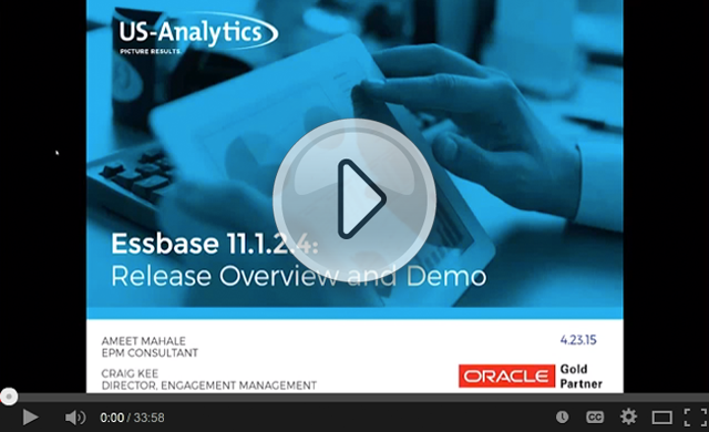Oracle Hyperion Essbase 11 1 2 4 Overview