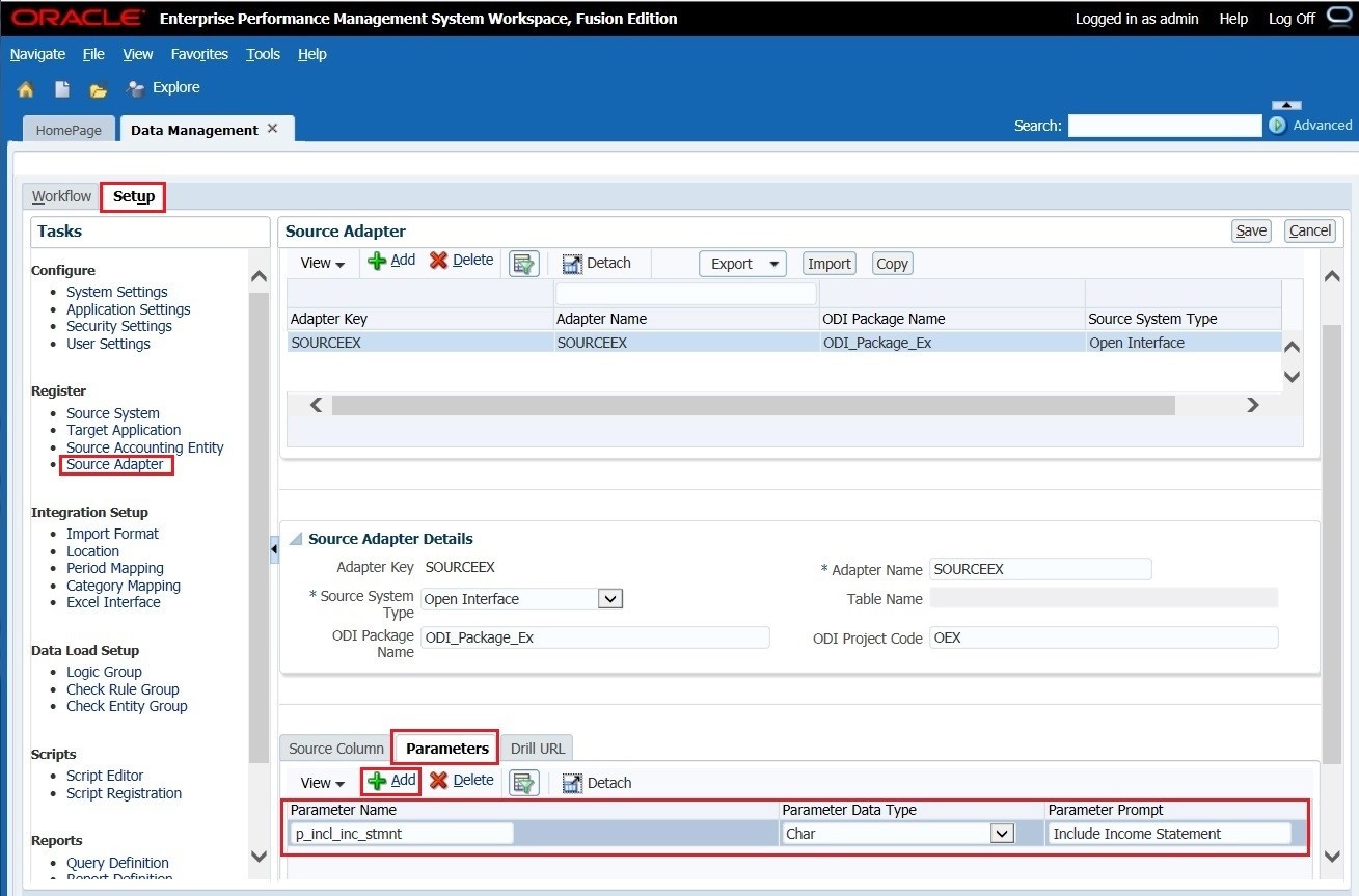 FDMEE Tutorial: 10 Steps to Using a Source Adapter Parameter to Filter Data
