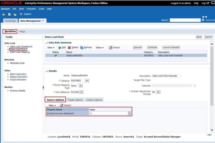 Fdmee Tutorial 10 Steps To Using A Source Adapter Parameter To Filter Data