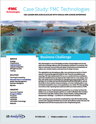 Case Study: Oracle Account Reconciliation Manager (ARM) FMC Oil & Gas