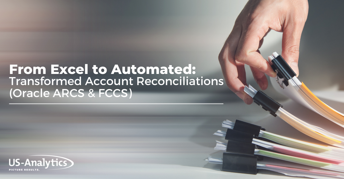 Webinar: Transformed Account Reconciliations (ORACLE ARCS + FCCS)