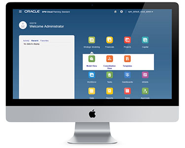 Oracle EPM Cloud | Tour Planning in the Standard Cloud